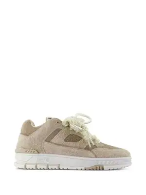 Axel Arigato Area Lo Fluffy Panelled Sneakers - Neutrals