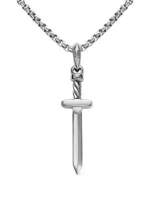 David Yurman Pavé Sword Amulet - Silver