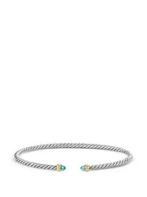 David Yurman Micro Cable Flex Bracelet - Silver