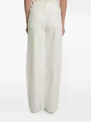 MOTHER The Rerun Zip Sneak Cotton Jeans