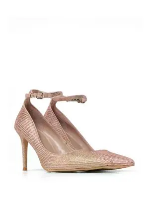 TWINSET Studded Ankle Strap Pumps