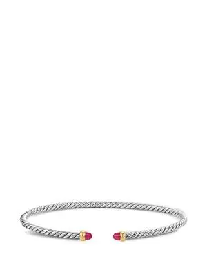 David Yurman Micro Cable Flex® Bracelet - Silver