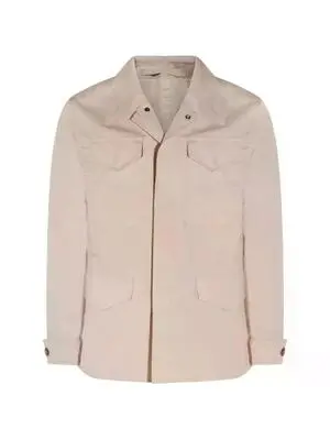 Eleventy Button Pocket Jacket - Neutrals