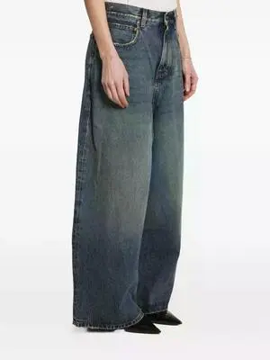 Balenciaga Low-rise Baggy Jeans - Blue