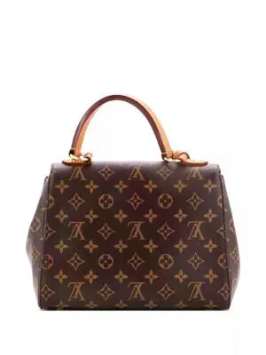 LOUIS VUITTON Cluny Top Handle Bb Satchel Monogram Canvas - Brown