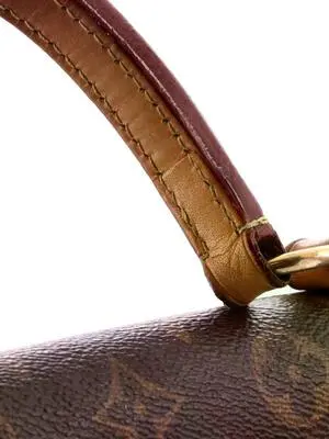 LOUIS VUITTON Cluny Top Handle Satchel Monogram Canvas Bb - Brown