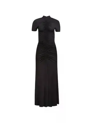 TOCCIN Gracelyn Mock-neck Midi Dress