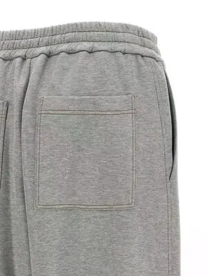 Brunello Cucinelli Contrast-stitching Palazzo Pants - Grey