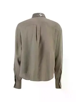 Brunello Cucinelli Sequin-embellished Shirt - Green