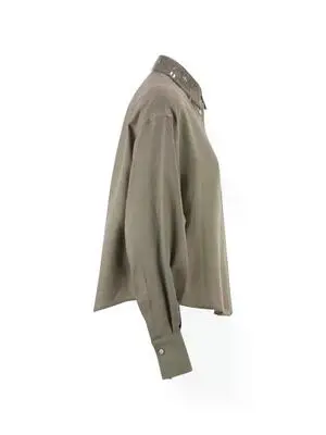 Brunello Cucinelli Sequin-embellished Shirt - Green