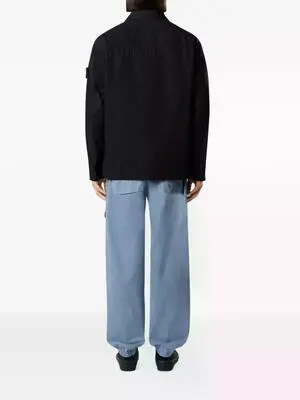 Stone Island 1200005 Mercerised Organic-cotton Ripstop Overshirt