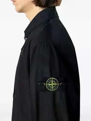 Stone Island 1200005 Mercerised Organic-cotton Ripstop Overshirt