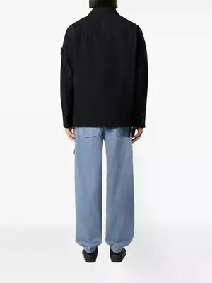 Stone Island 1200005 Mercerised Organic-cotton Ripstop Overshirt