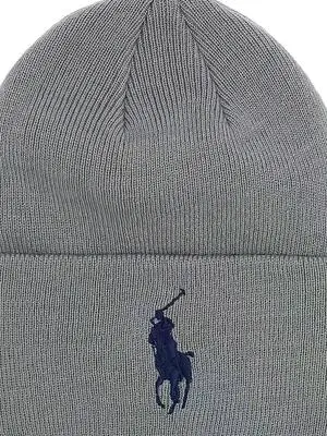 Polo Ralph Lauren Big Pony Cuff Beanie - Grey