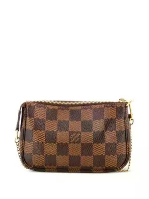 LOUIS VUITTON Pochette Accessoires Limited Edition Damier Mini Clutch