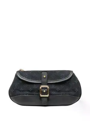 LOUIS VUITTON 2003 Monogram Mini Lin Anne-sophie Pouch - Blue
