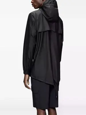 Rains Fishtail Hooded Jacket - Black