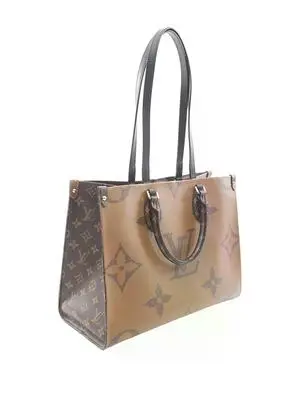 LOUIS VUITTON 2020 Monogram Giant Onthego Mm Satchel - Brown