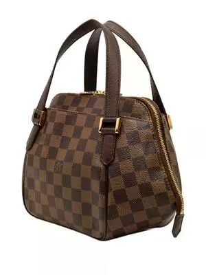 LOUIS VUITTON 2004 Damier Ebene Belem Pm Handbag