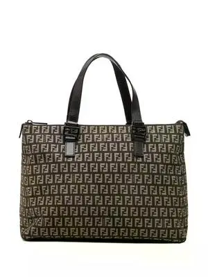 Fendi Zucchino Canvas Tote Bag