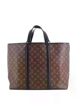 LOUIS VUITTON Weekend Macassar Monogram Canvas Gm Tote Bag