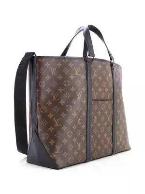 LOUIS VUITTON Weekend Macassar Monogram Canvas Gm Tote Bag
