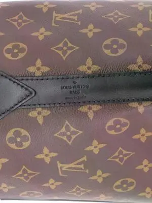 LOUIS VUITTON Weekend Macassar Monogram Canvas Gm Tote Bag