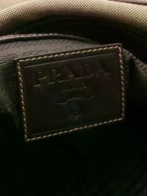 Prada 2010-2026 Canapa Logo Jacquard Crossbody Bag