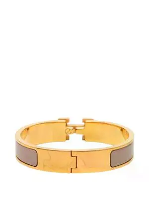 Hermès 2000-2015 Enamel Clic H Bracelet Pm