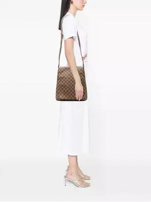 LOUIS VUITTON 2004 Damier Ebene Musette Salsa Gm