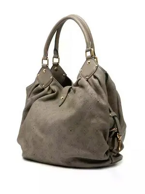 LOUIS VUITTON 2009 Monogram Mahina L Hobo Bag - Brown