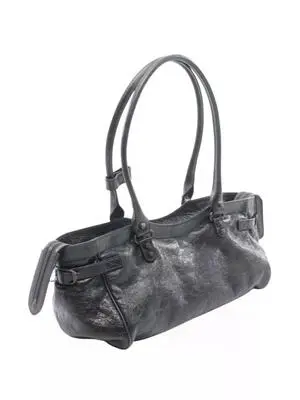 Balenciaga 2010-2026 Lambskin Le City East West Shoulder Bag - Black