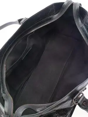 Balenciaga 2010-2026 Lambskin Le City East West Shoulder Bag - Black