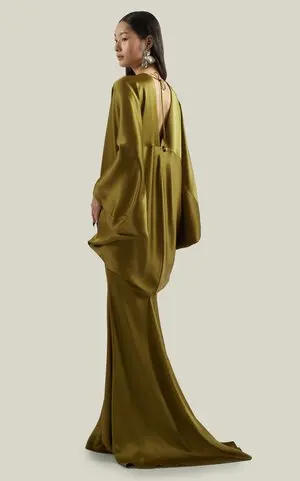 TALLER MARMO Butterfly Cocoon Gown