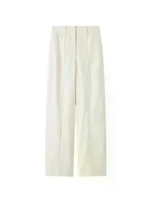 JOSEPH Jnane Wide-leg Trousers - Neutrals