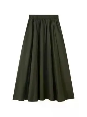 JOSEPH Manar A-line Midi Skirt - Green