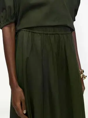 JOSEPH Manar A-line Midi Skirt - Green