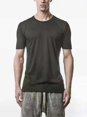 THOM KROM Ribbed-panel T-shirt