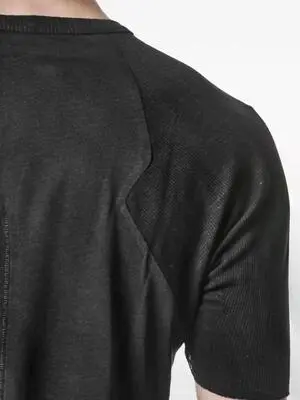 THOM KROM Ribbed-panel T-shirt