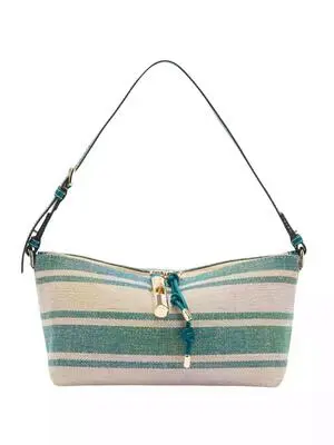 Furla Debby Striped Shoulder Bag - Blue