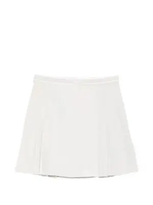 J. Lindeberg Harlow Pleated Short Skirt - Neutrals