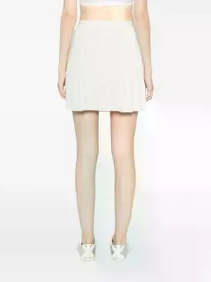 J. Lindeberg Harlow Pleated Short Skirt - Neutrals