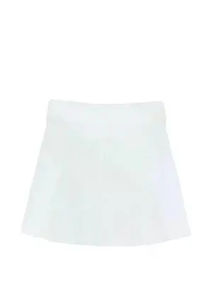 J. Lindeberg Tanya Contrast Rib Knit Mini Skirt - Green