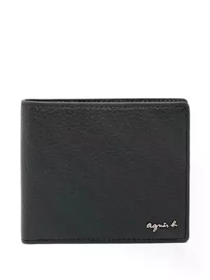 AGNES B. Leather Bi-fold Wallet