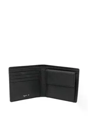 AGNES B. Leather Bi-fold Wallet