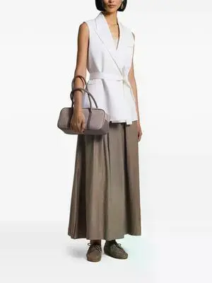 Peserico Pleated Maxi Skirt