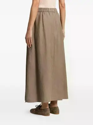 Peserico Pleated Maxi Skirt