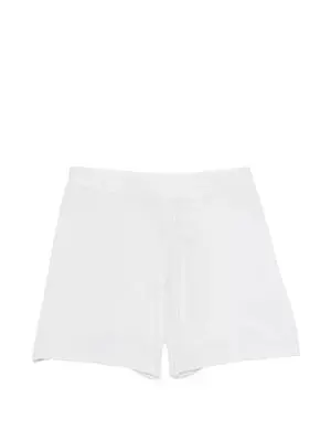ALLUDE Drawstring Shorts - White