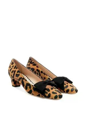 Valentino Garavani Suede-trimmed Leopard-print Calf Hair Pumps - Neutrals