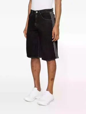 Adidas Firebird Adicolor Denim Shorts - Black